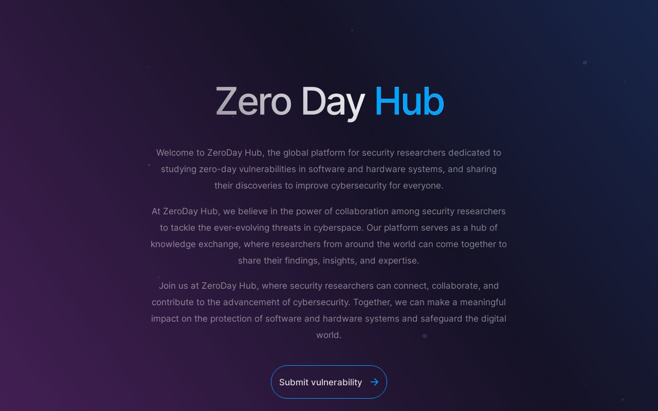 Zero Day Hub
